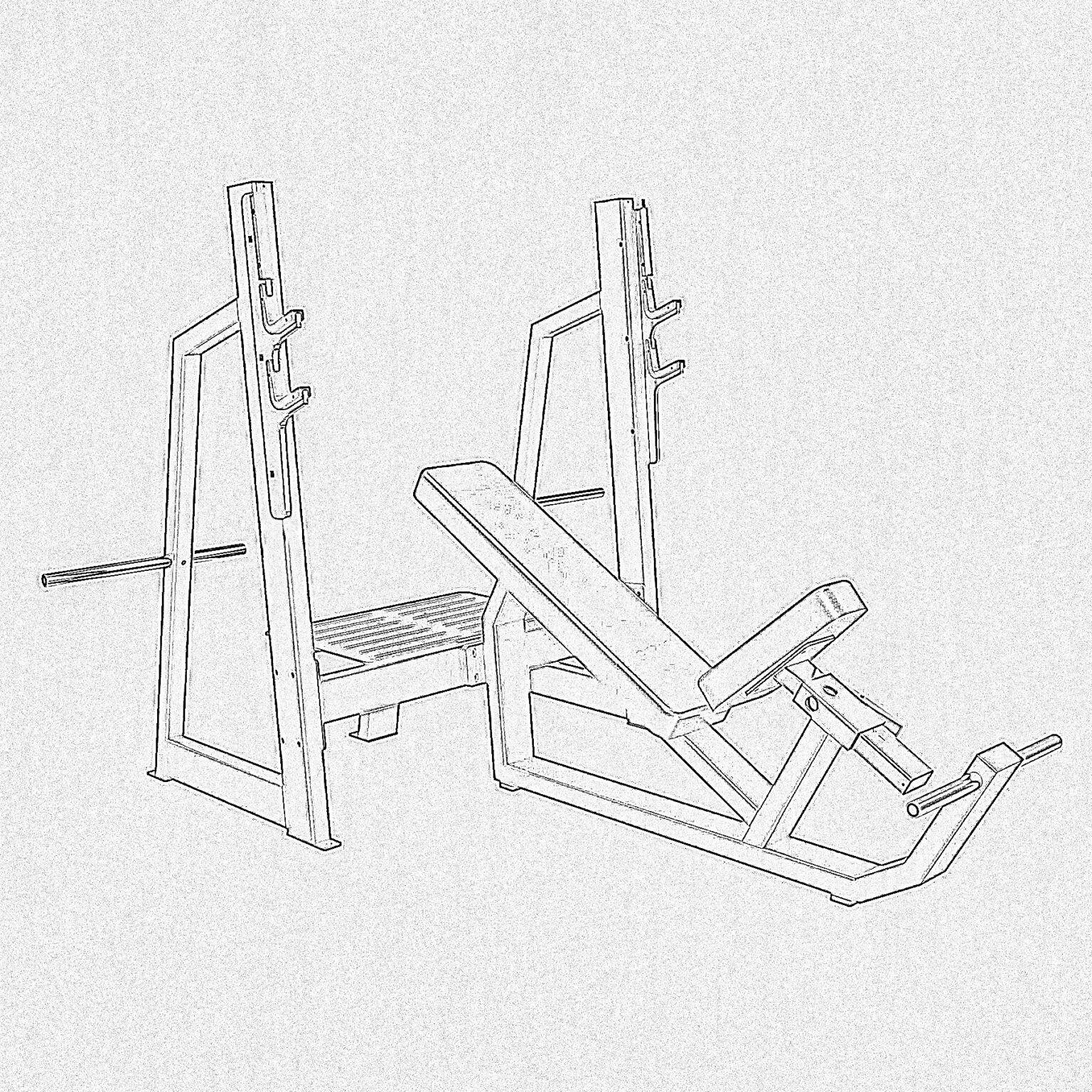 Olympic Incline Bench - PowerRackKing .COM
